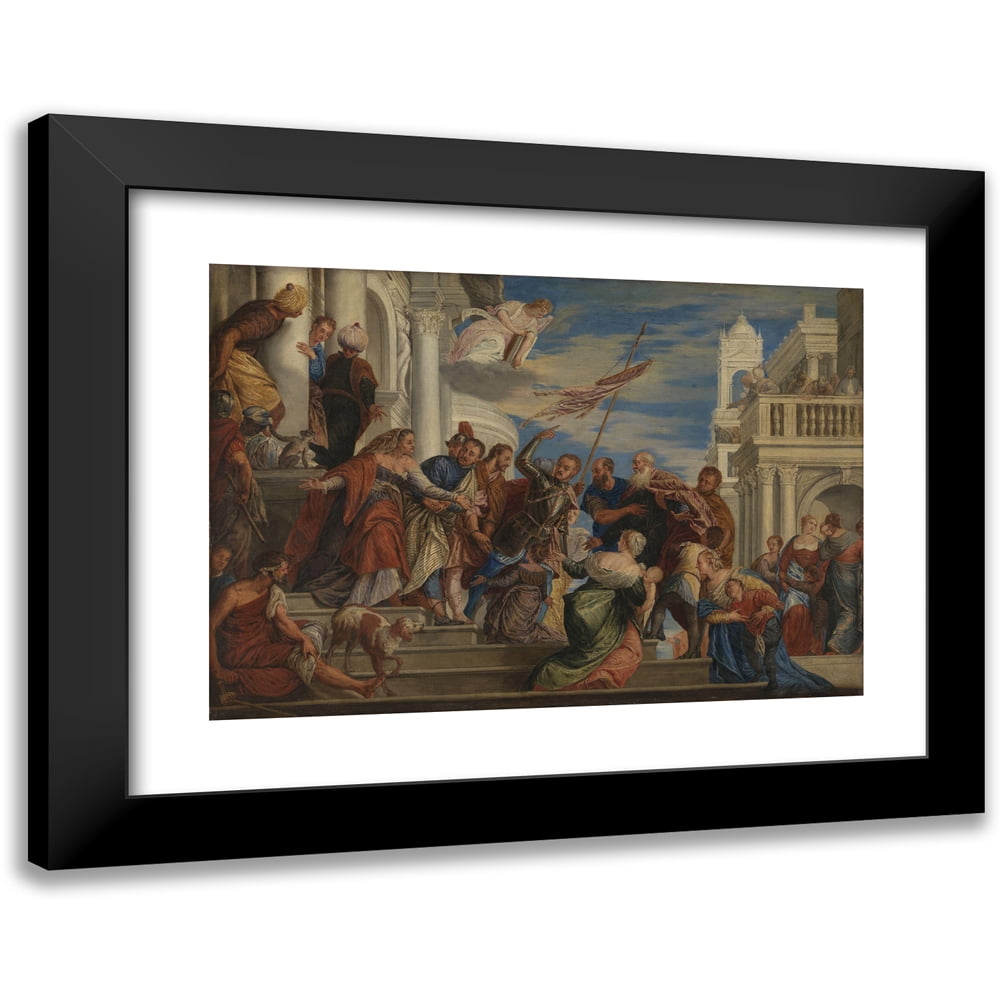 Anonymous 14x11 Black Modern Framed Museum Art Print Titled - Saints ...