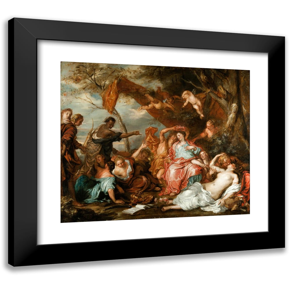 Anonymous 14x12 Black Modern Framed Museum Art Print Titled - Amaryllis ...