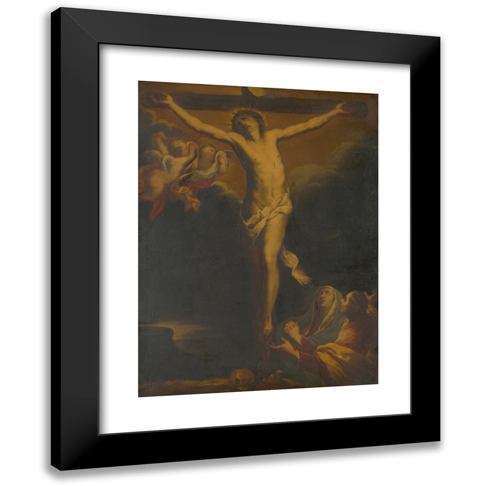Anonymous 14x18 Black Modern Framed Museum Art Print Titled - Crucifixion (1740-1780) - Walmart.com