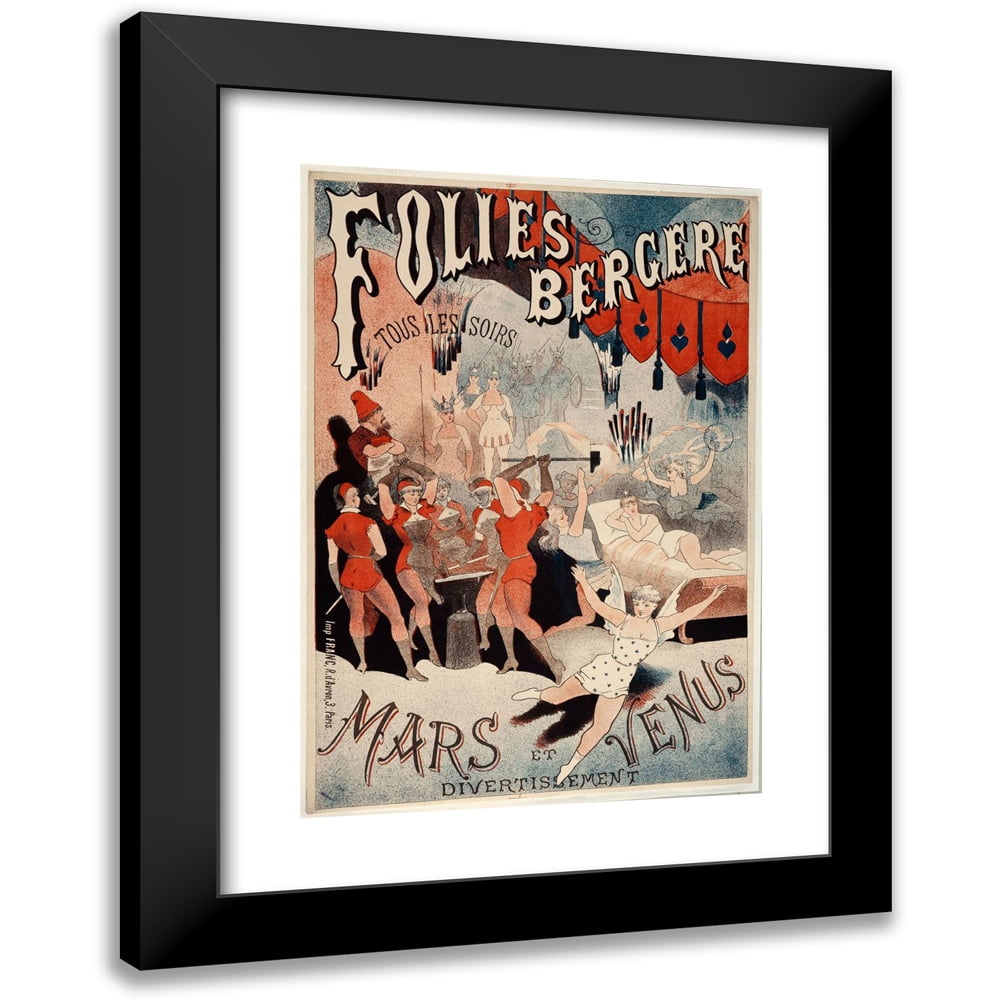 Anonymous 14x18 Black Modern Framed Museum Art Print Titled - March and ...