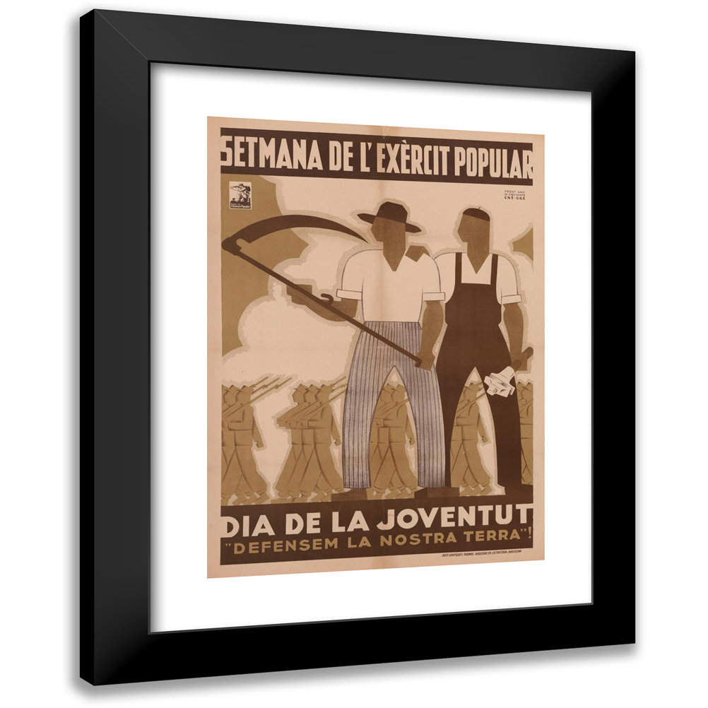 Anonymous 14x18 Black Modern Framed Museum Art Print Titled - Popular ...