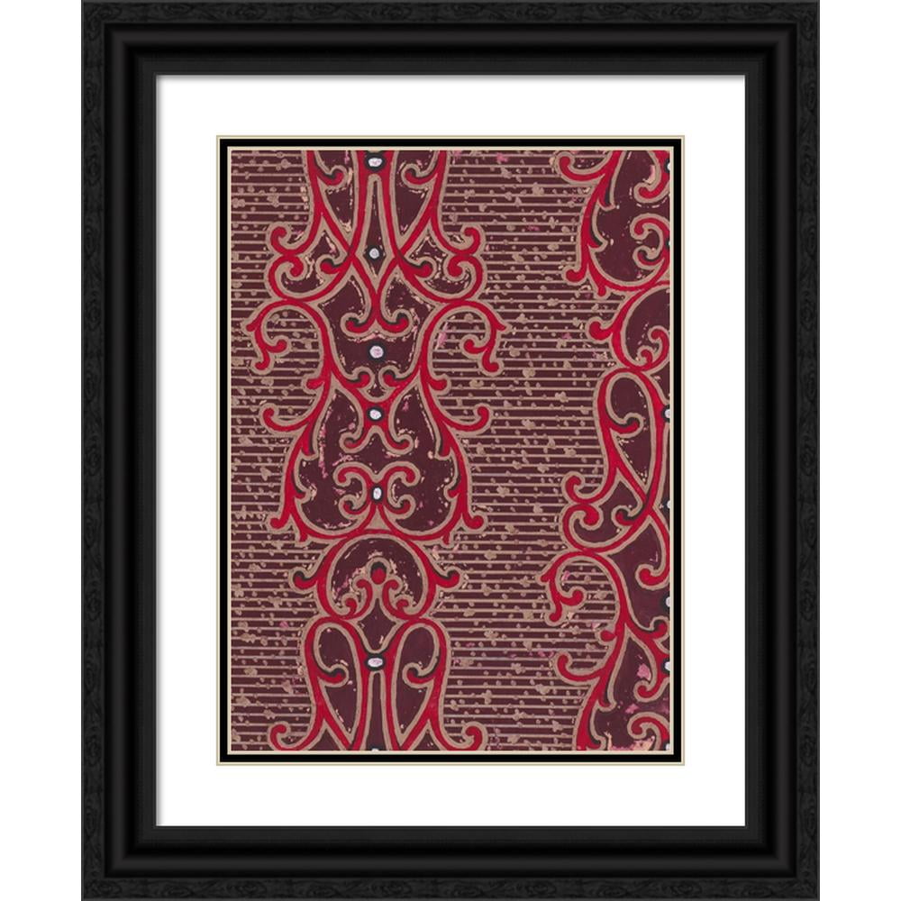 Anonymous 14x18 Black Ornate Wood Framed Double Matted Museum Art Print ...