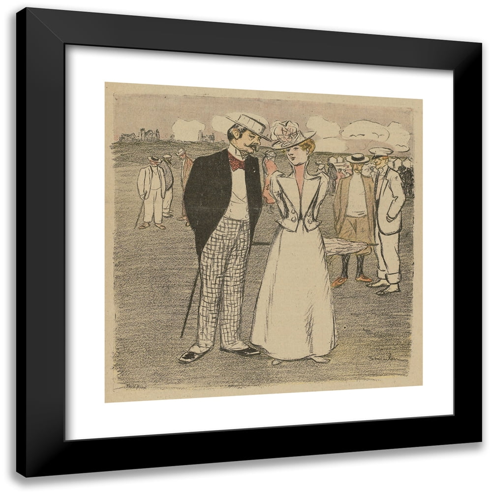 Anonymous 15x15 Black Modern Framed Museum Art Print Titled - Gil Blas ...