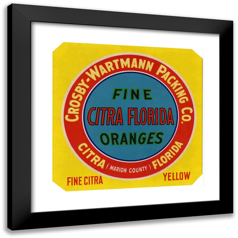 Anonymous 15x15 Black Modern Framed Museum Art Print Titled - Label for ...