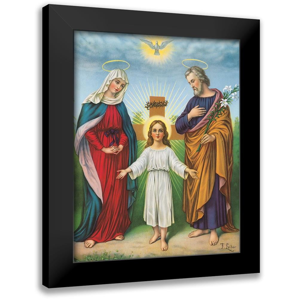 Anonymous 15x18 Black Modern Framed Museum Art Print Titled - JESUS ...