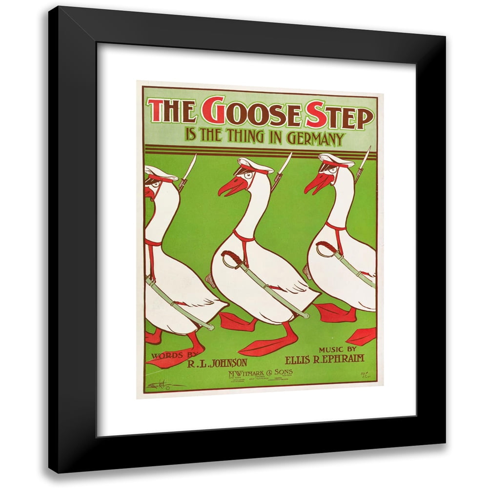 Anonymous 15x18 Black Modern Framed Museum Art Print Titled - The Goose ...