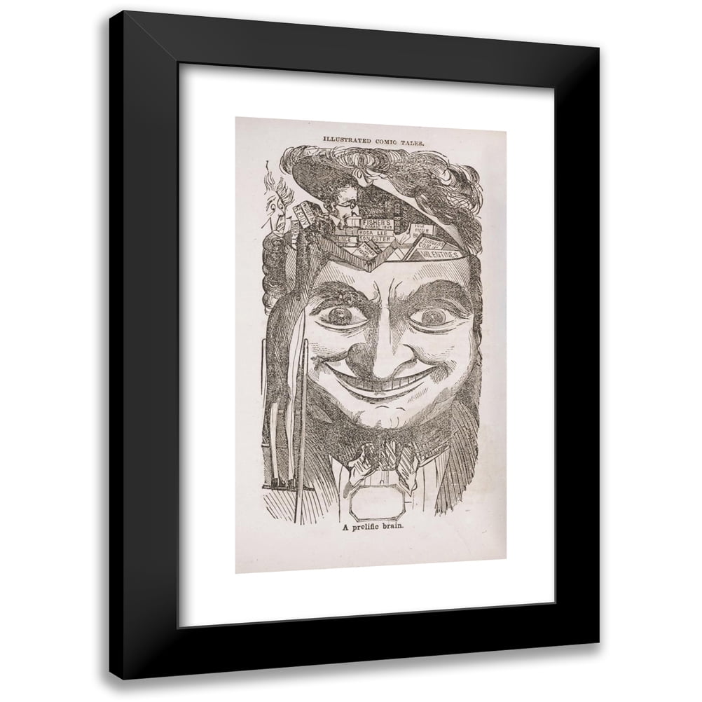 Anonymous 15x24 Black Modern Framed Museum Art Print Titled - A ...