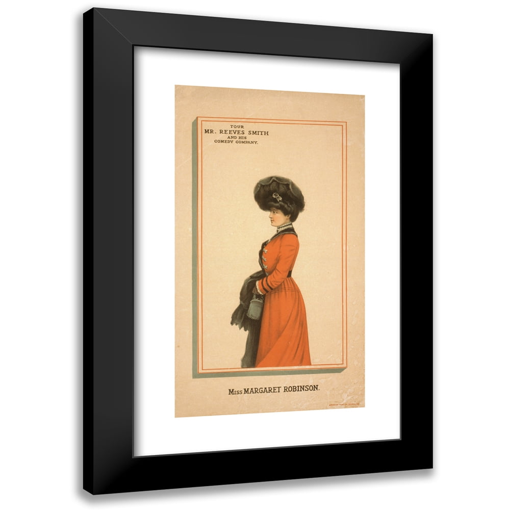 Anonymous 15x24 Black Modern Framed Museum Art Print Titled - Miss ...