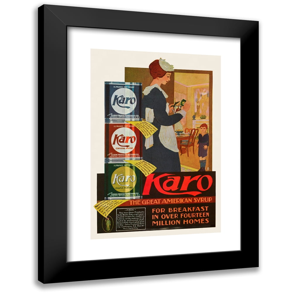 Anonymous 17x24 Black Modern Framed Museum Art Print Titled - Karo, the ...