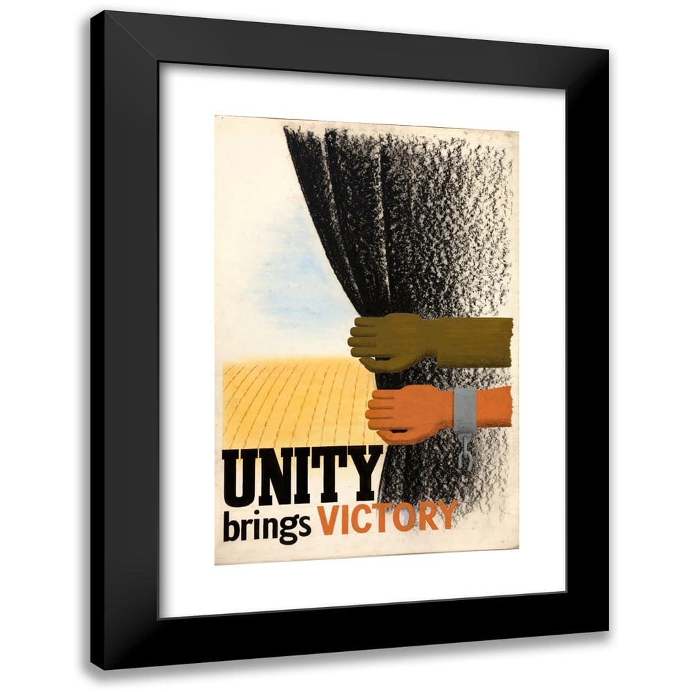 Anonymous 17x24 Black Modern Framed Museum Art Print Titled - Unity ...