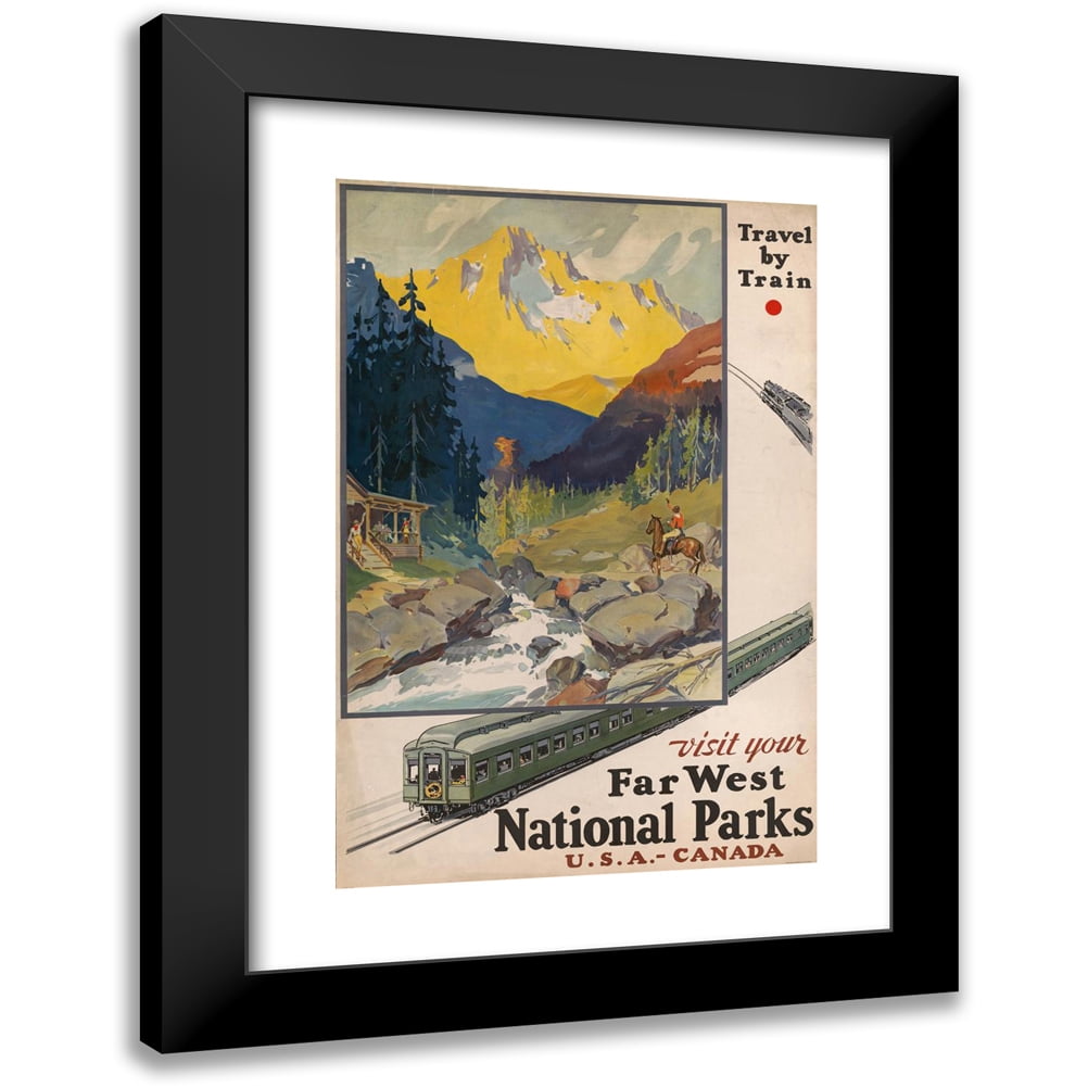 Anonymous 17x24 Black Modern Framed Museum Art Print Titled - Visit ...