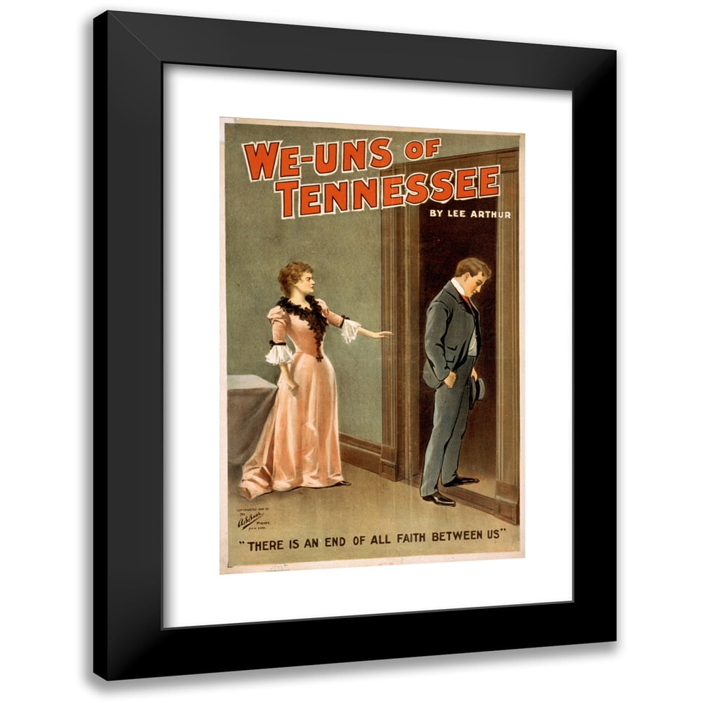 Anonymous 17x24 Black Modern Framed Museum Art Print Titled - We-Uns of ...