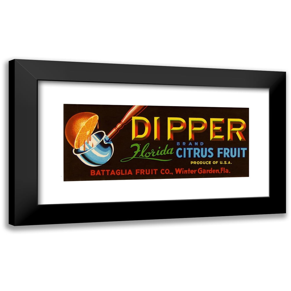 Anonymous 18x10 Black Modern Framed Museum Art Print Titled - Dipper ...
