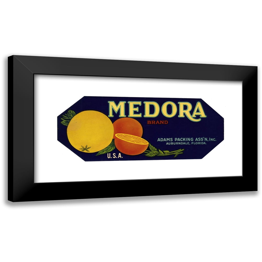 Anonymous 18x10 Black Modern Framed Museum Art Print Titled - Medora ...