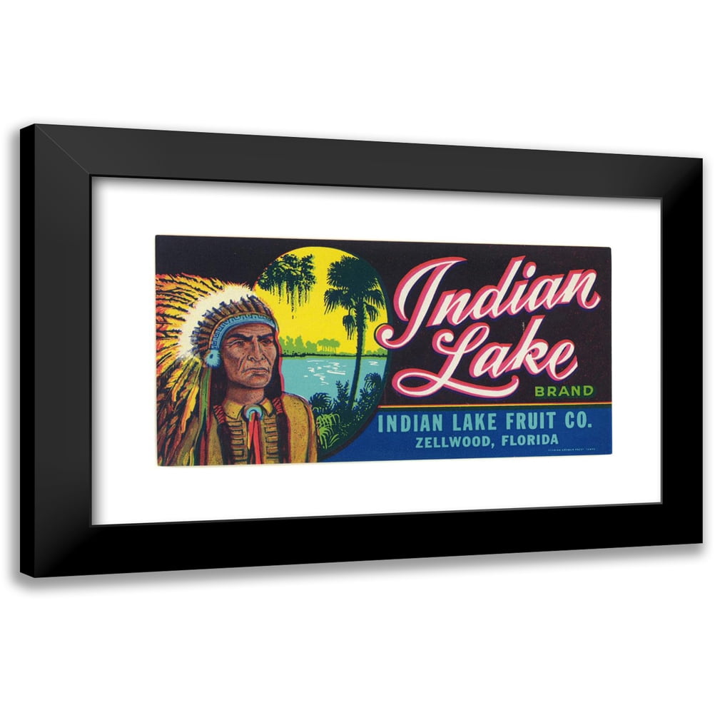 Anonymous 18x11 Black Modern Framed Museum Art Print Titled - Indian ...