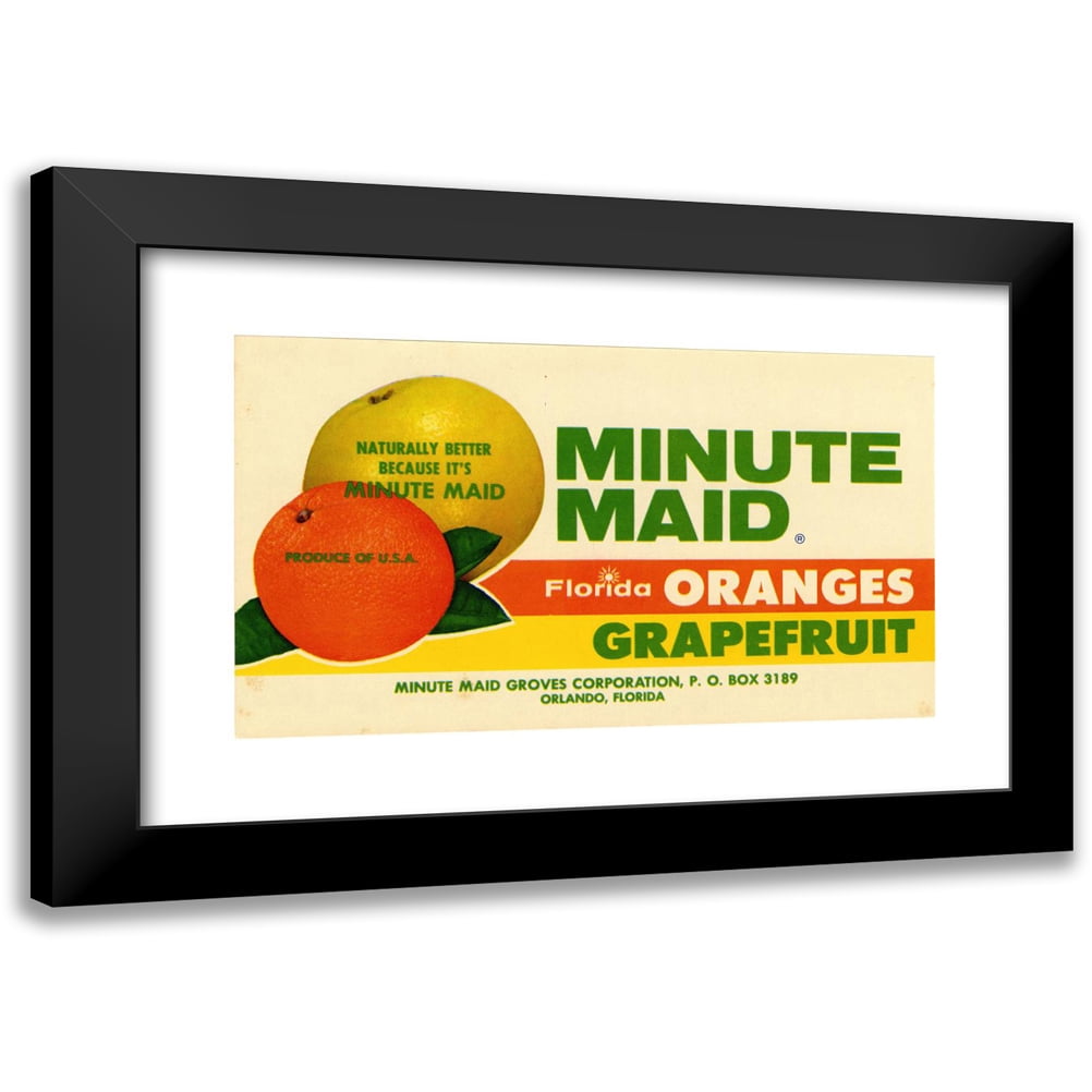 Anonymous 18x12 Black Modern Framed Museum Art Print Titled - Minute ...
