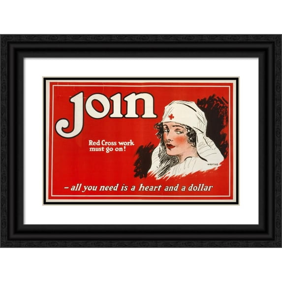 Anonymous 18x13 Black Ornate Wood Framed Double Matted Museum Art Print ...