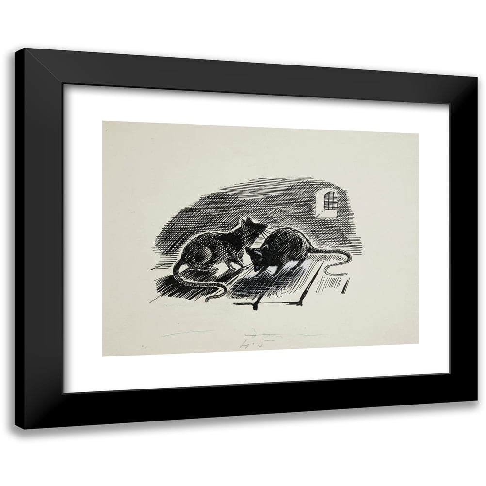 Anonymous 18x14 Black Modern Framed Museum Art Print Titled - Vignette ...