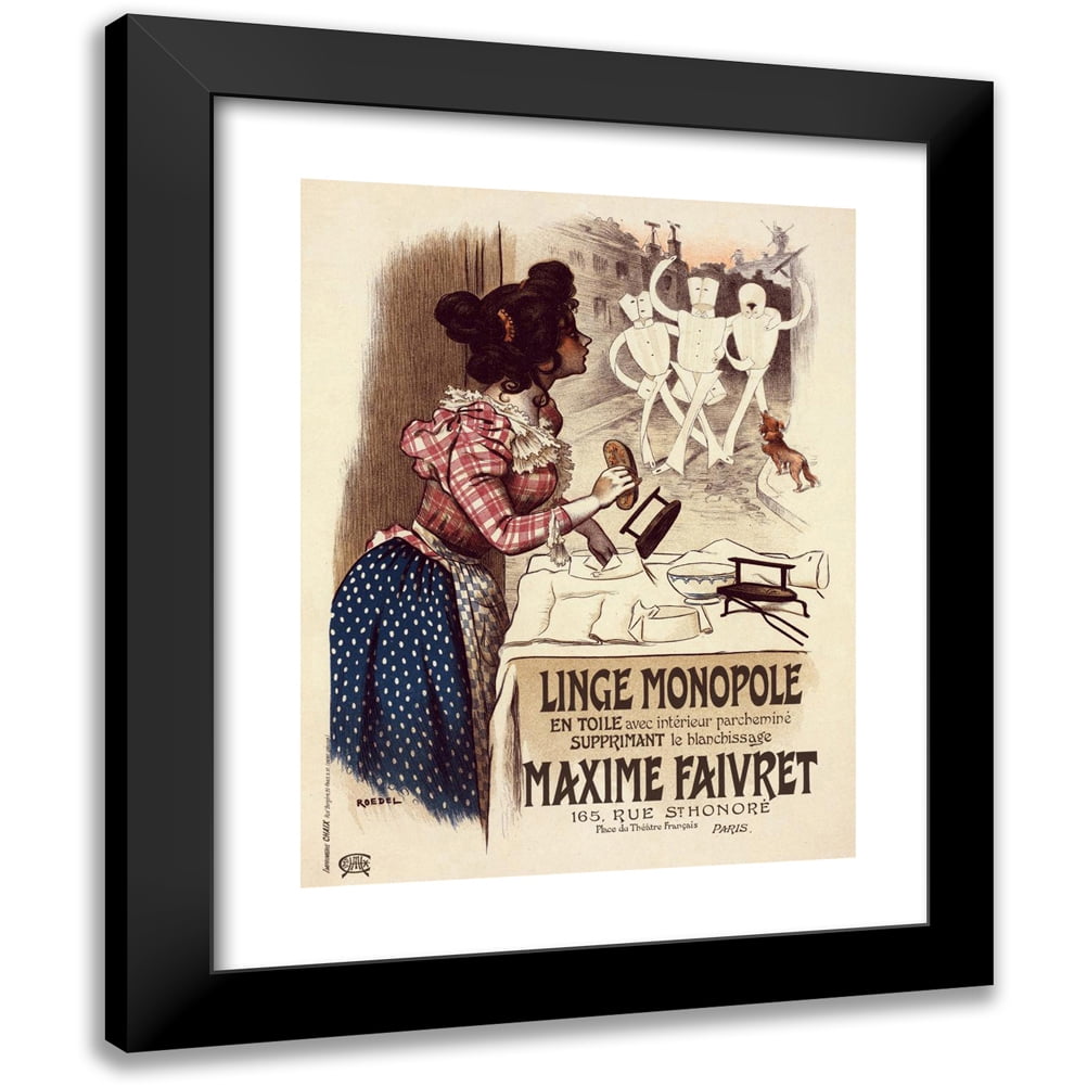 Anonymous 19x24 Black Modern Framed Museum Art Print Titled - Monopoly ...