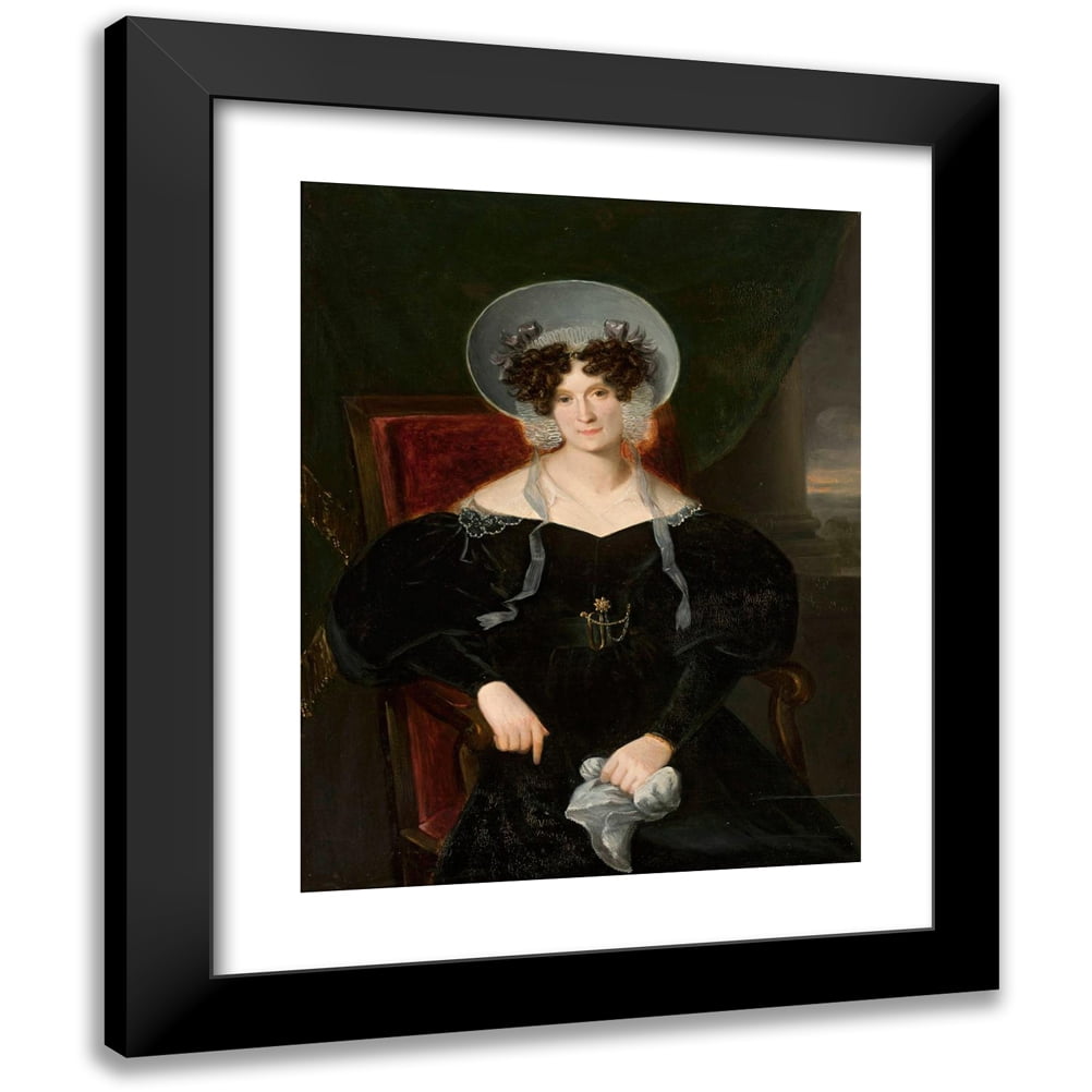 Anonymous 19x24 Black Modern Framed Museum Art Print Titled - Portrait ...