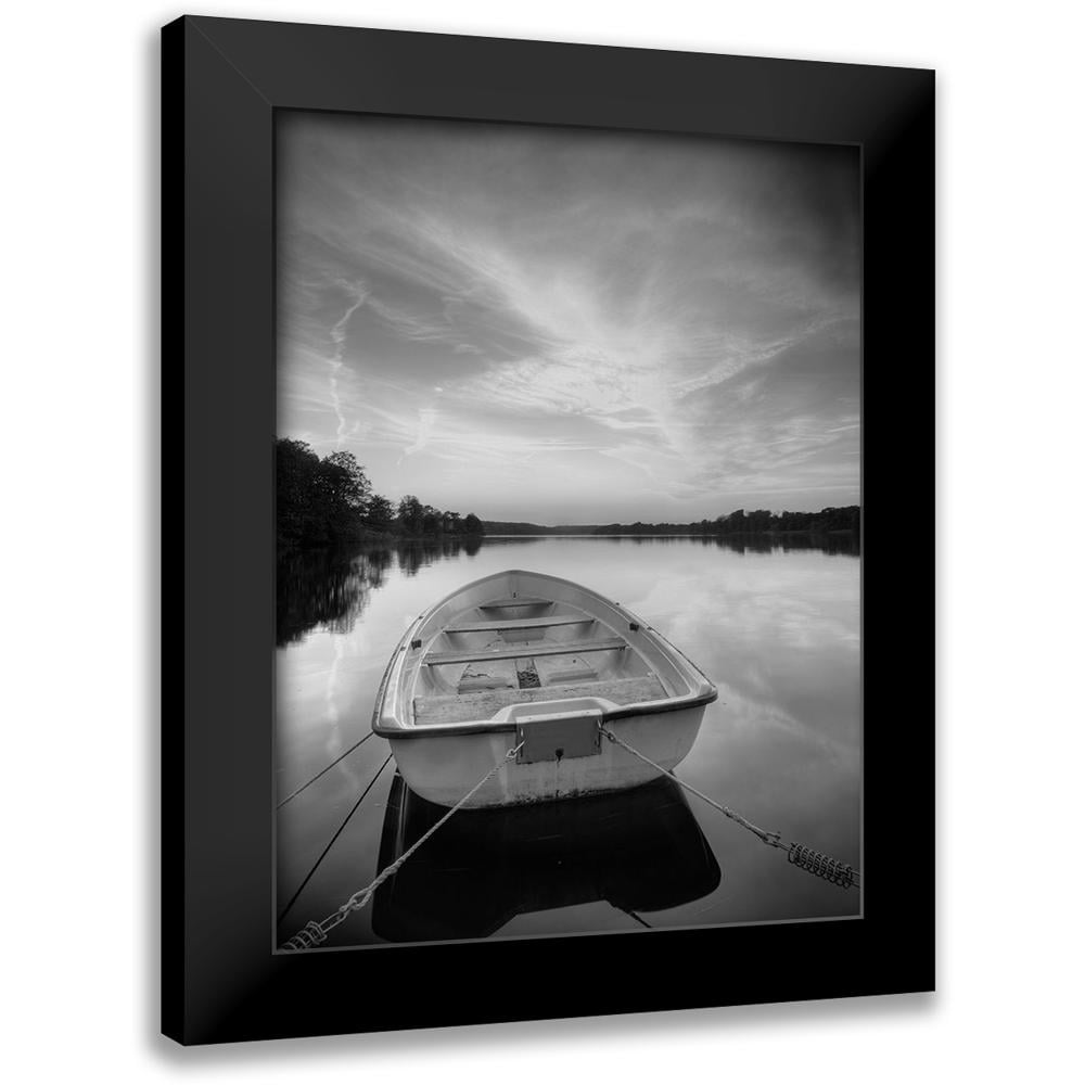 Anonymous 19x24 Black Modern Framed Museum Art Print Titled - Rowboat ...