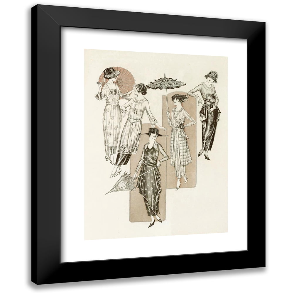 Anonymous 19x24 Black Modern Framed Museum Art Print Titled - Seen in ...