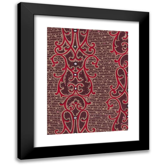 Anonymous 19x24 Black Modern Framed Museum Art Print Titled - Textile ...