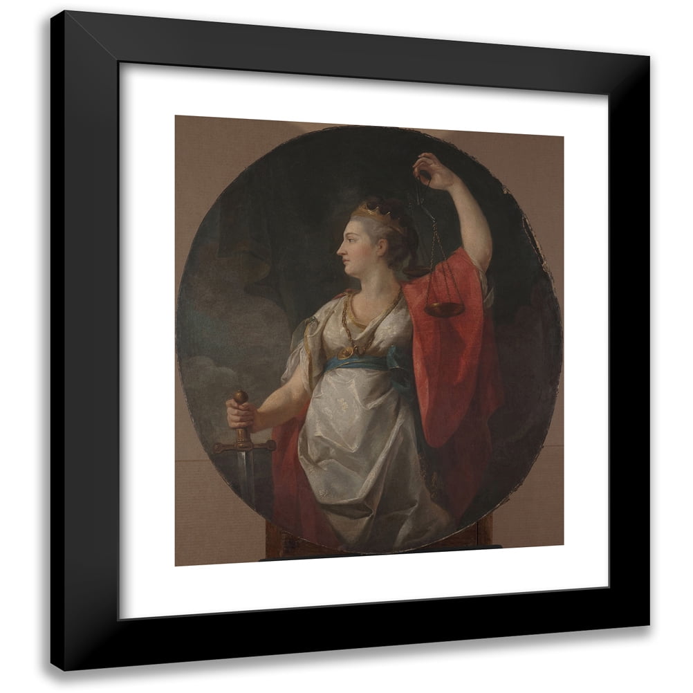 Anonymous 20x23 Black Modern Framed Museum Art Print Titled - Allegory ...