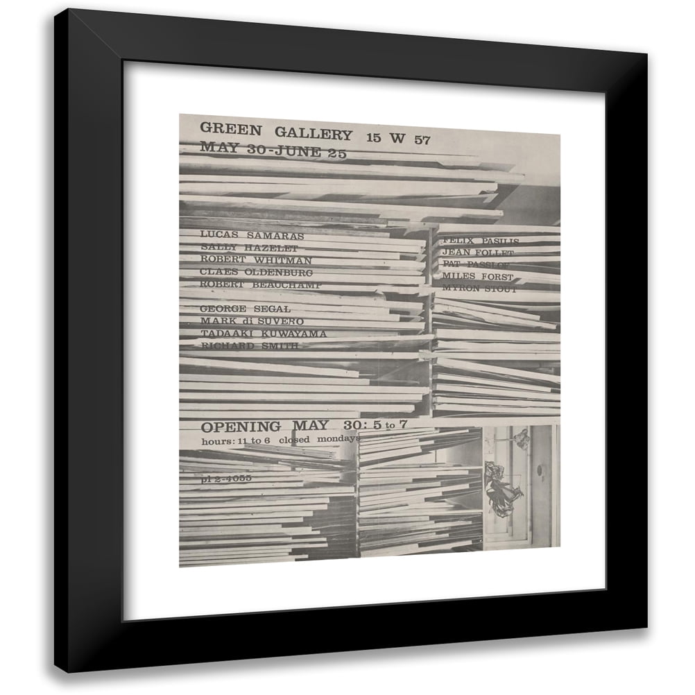 Anonymous 20x23 Black Modern Framed Museum Art Print Titled - Green ...