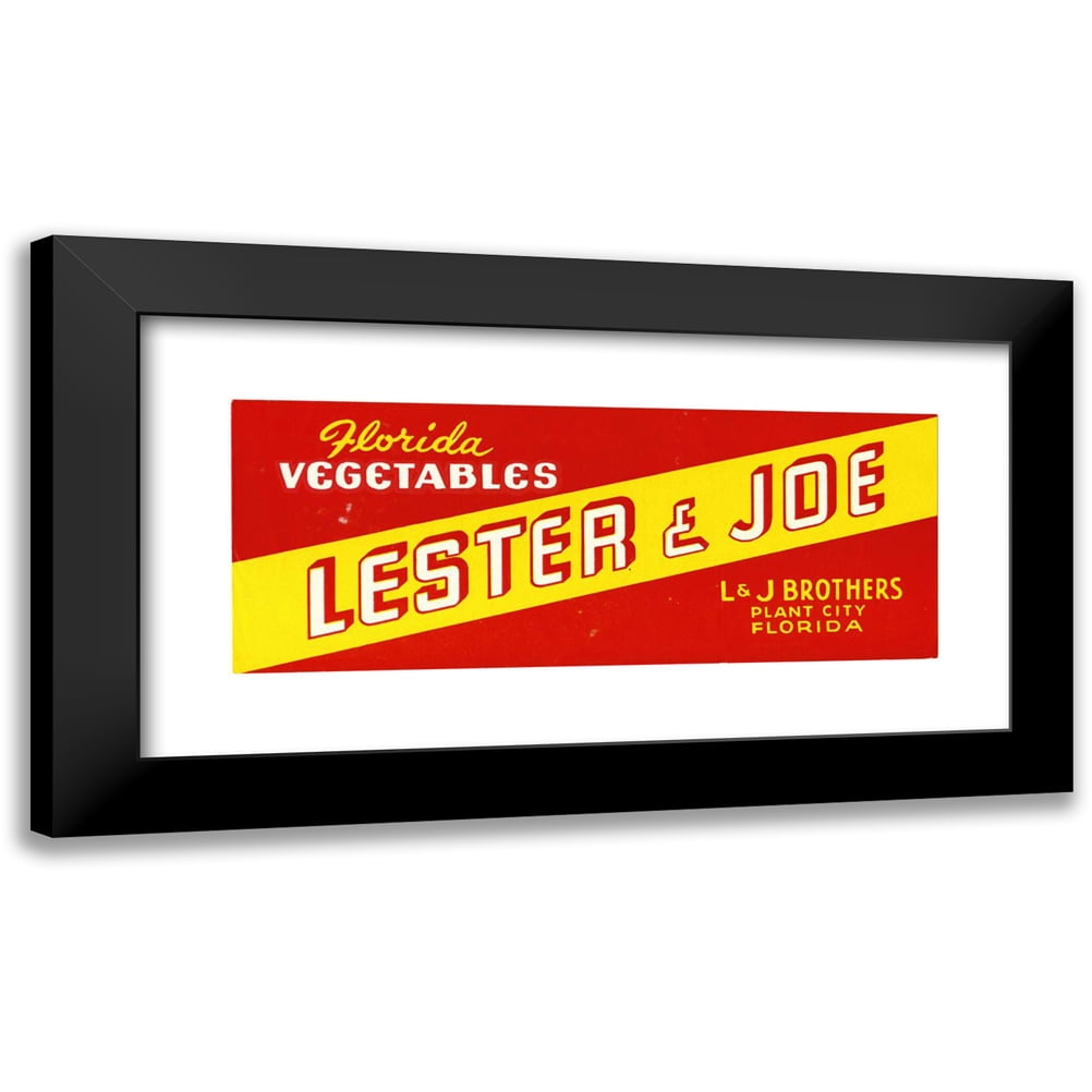 Anonymous 24x12 Black Modern Framed Museum Art Print Titled - Lester ...