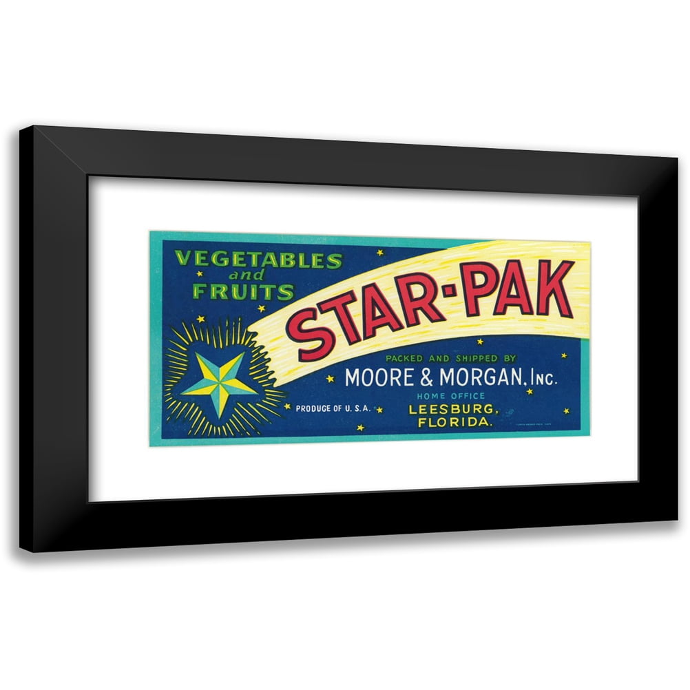 Anonymous 24x14 Black Modern Framed Museum Art Print Titled - Star-Pak ...