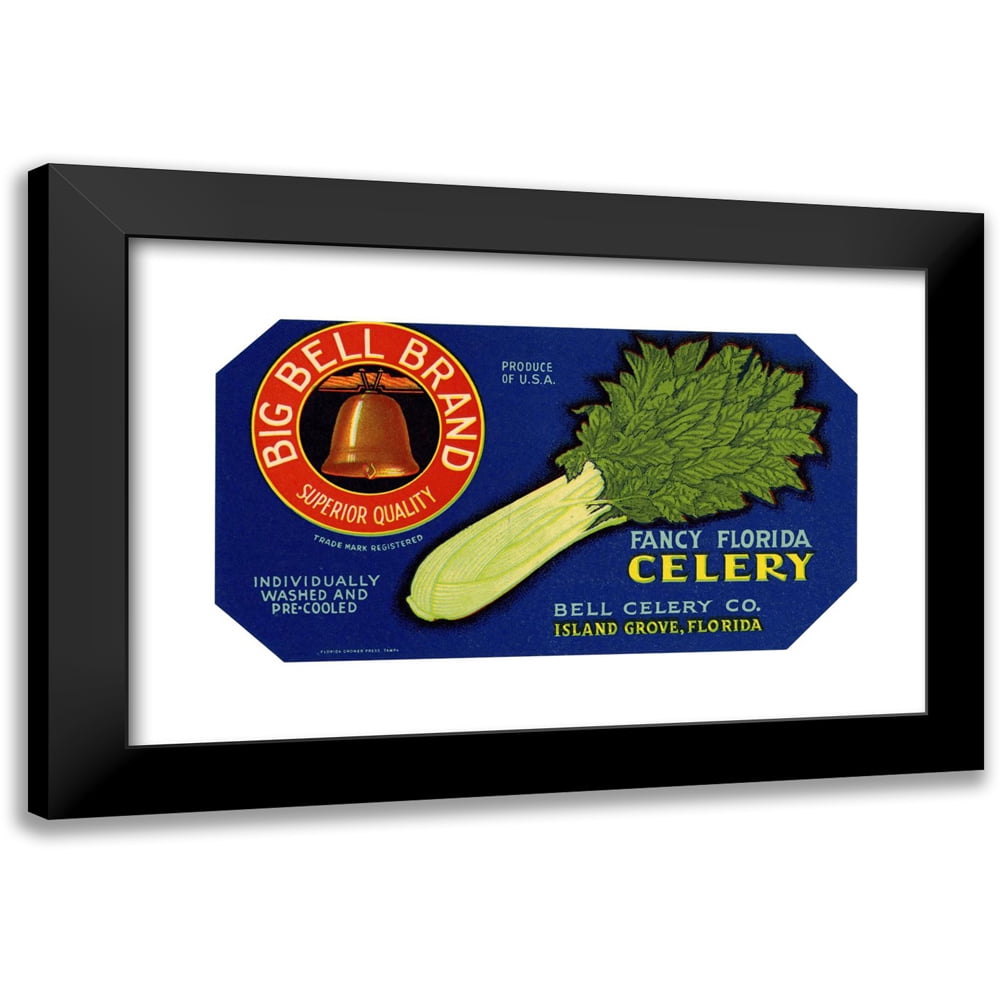 Anonymous 24x15 Black Modern Framed Museum Art Print Titled - Big Bell ...