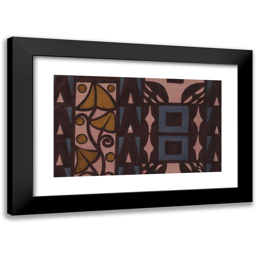 Anonymous 24x16 Black Modern Framed Museum Art Print Titled - Triangel ...