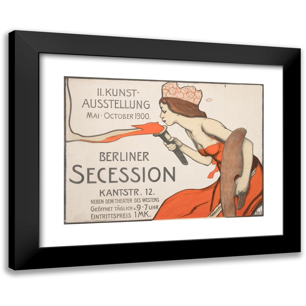 Anonymous 24x19 Black Modern Framed Museum Art Print Titled - Berliner ...