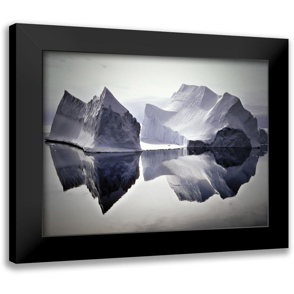 Anonymous 24x19 Black Modern Framed Museum Art Print Titled - Iceberg ...