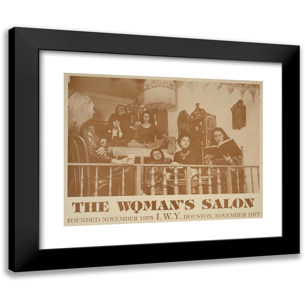 Anonymous 24x19 Black Modern Framed Museum Art Print Titled - The Woman ...