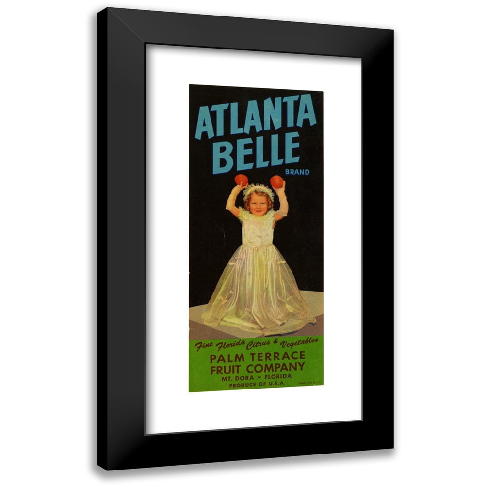 Anonymous 8x14 Black Modern Framed Museum Art Print Titled - Atlanta ...