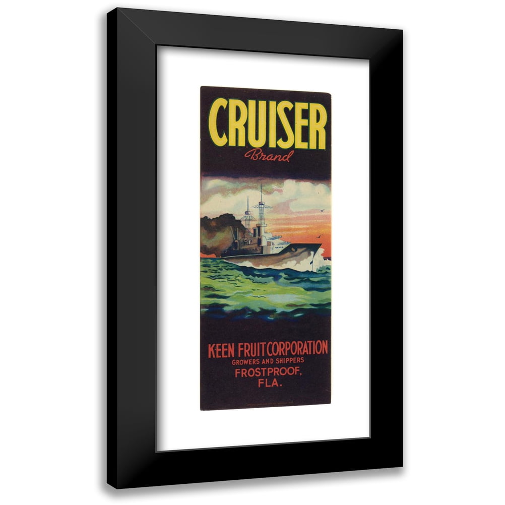 Anonymous 8x14 Black Modern Framed Museum Art Print Titled - Cruiser ...