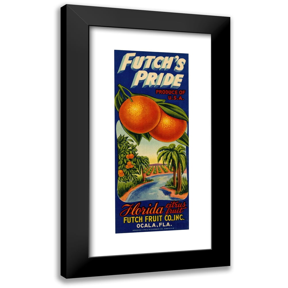 Anonymous 8x14 Black Modern Framed Museum Art Print Titled - Futch's ...