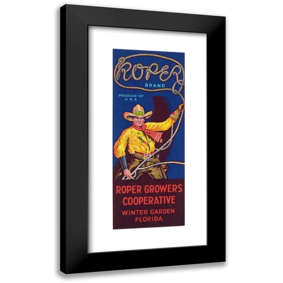 Anonymous 8x14 Black Modern Framed Museum Art Print Titled - Roper ...