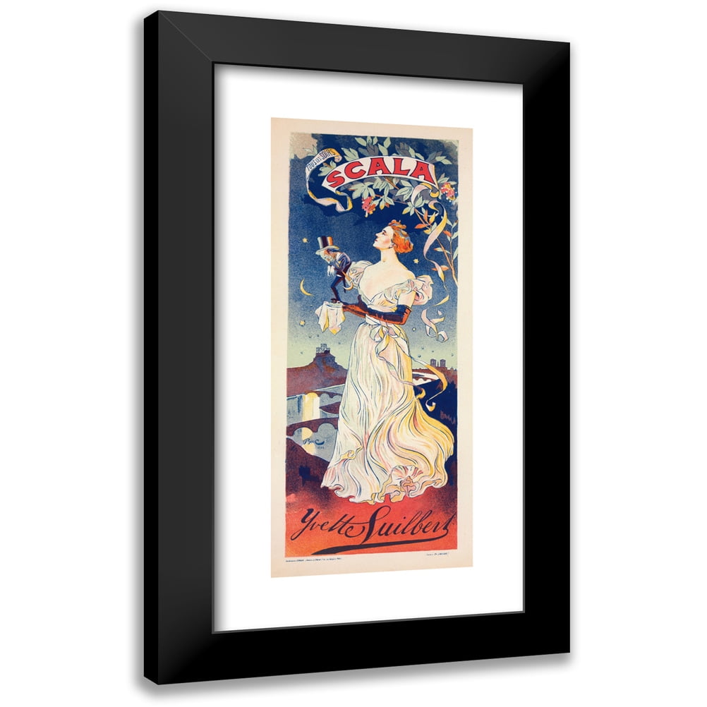 Anonymous 8x14 Black Modern Framed Museum Art Print Titled - Yvette ...