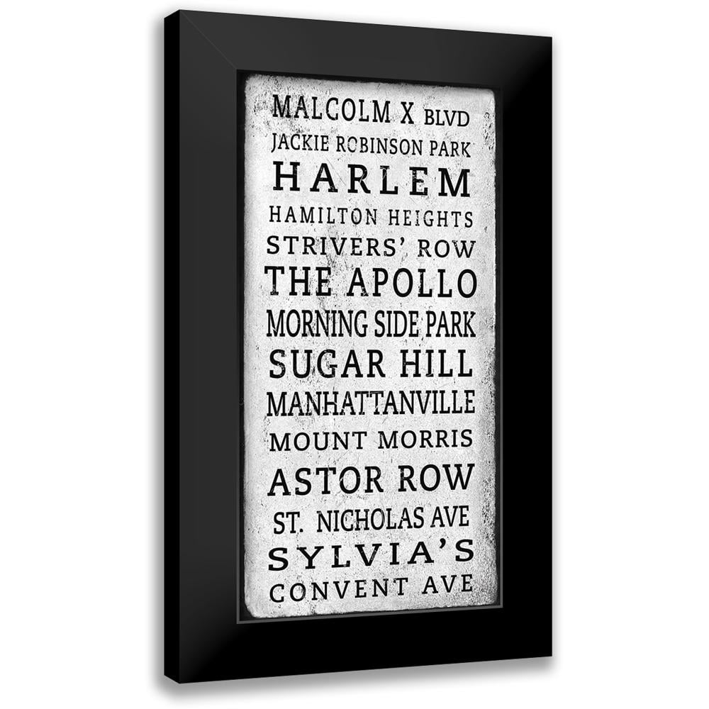 Anonymous 9x14 Black Modern Framed Museum Art Print Titled - Harlem ...