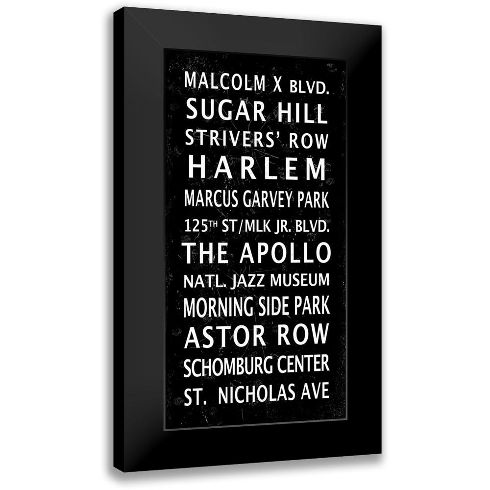 Anonymous 9x14 Black Modern Framed Museum Art Print Titled - Harlem ...