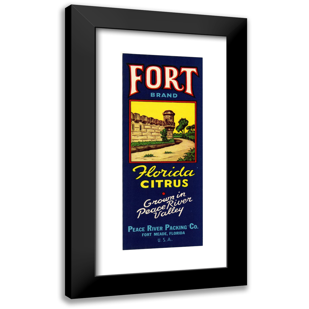 Anonymous 9x18 Black Modern Framed Museum Art Print Titled - Fort Brand ...