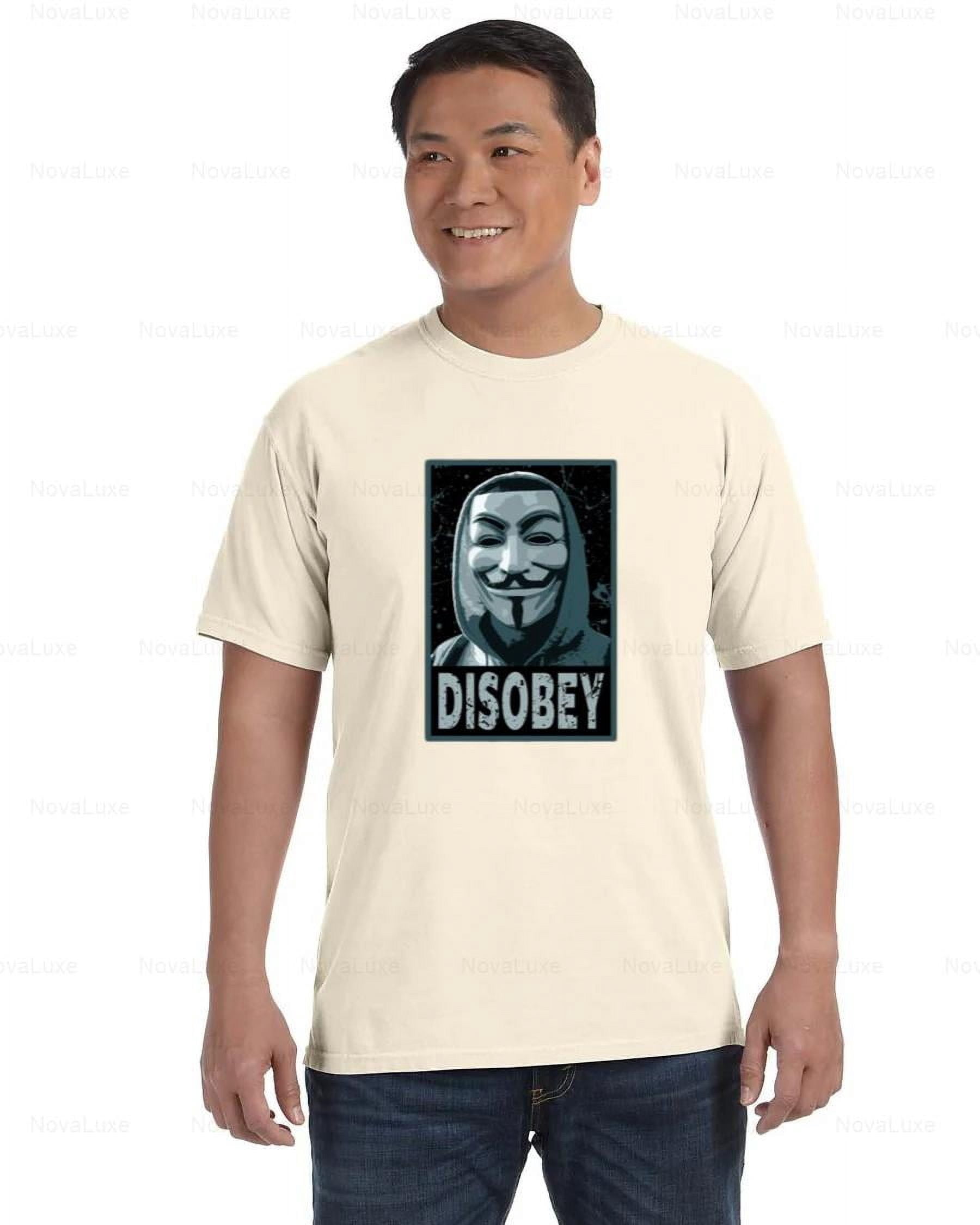 Anonymous Comfort Coler T-Shirt with Minimal Bold Identity Theme ...