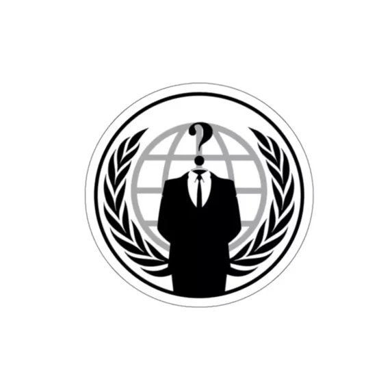 Anonymous Internet World Cyber Hacker Team Logo Design Stickers Phone ...