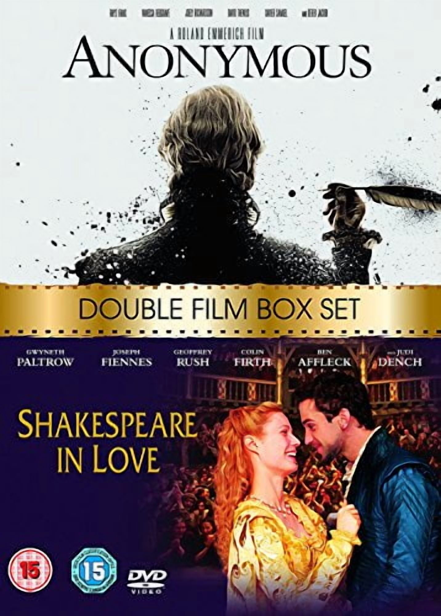 Anonymous / Shakespeare In Love [DVD] - Walmart.com