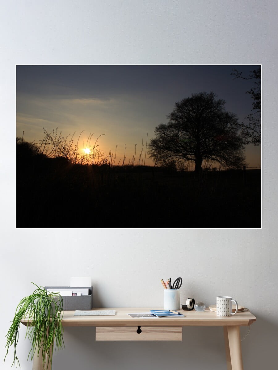 Another Day Over Poster Wall Art, Modern Wall Decor For Living Room ...
