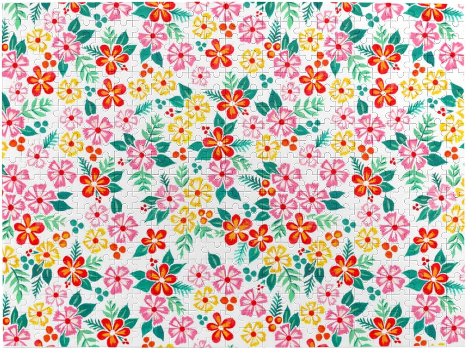 Another Lil Flower Pattern Wooden Puzzle for Adults 500 Piece Jigsaw ...