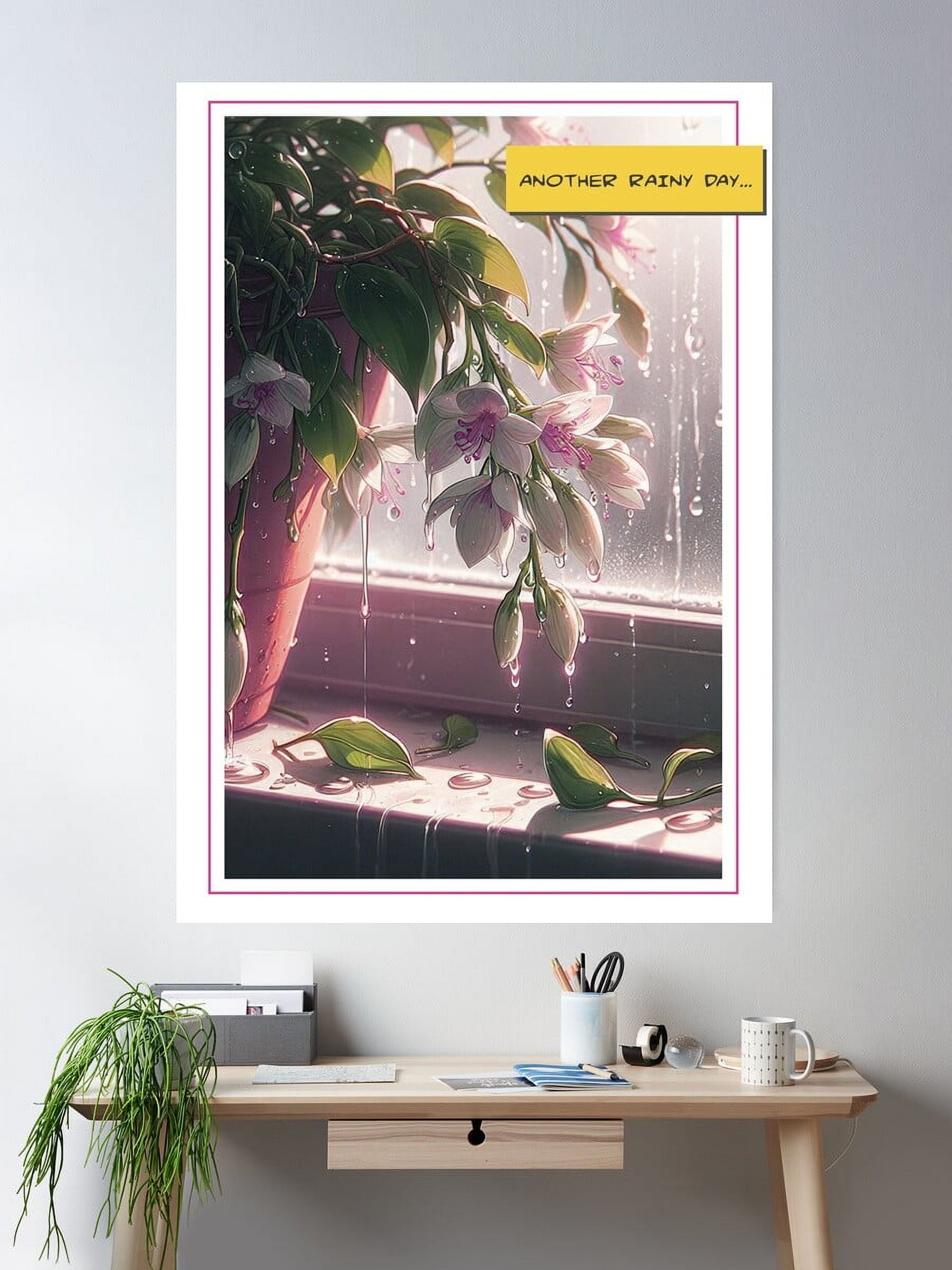Another Rainy Day Poster Wall Art, Modern Wall Decor For Living Room ...